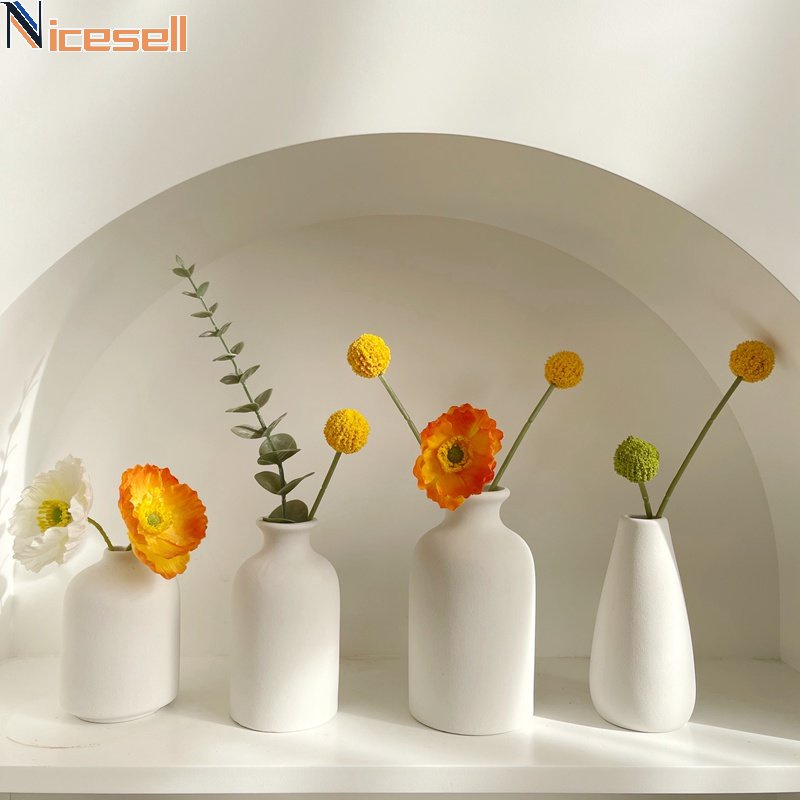 Simple Ceramic Flower Vase Creative Minimalism Flowers Vases Table ...