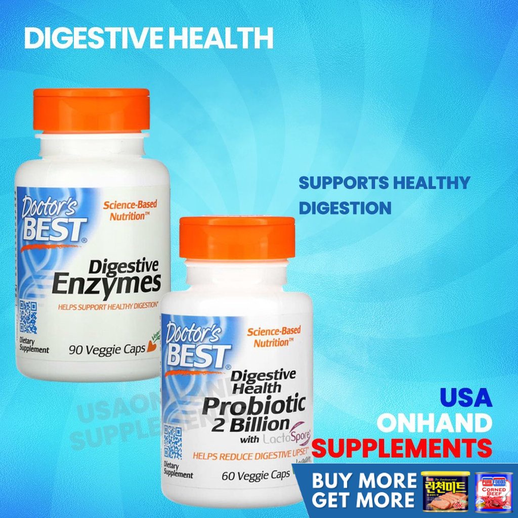 USA Onhand | Doctor's Best, Digestive Enzymes, 90 Caps / Digestive ...