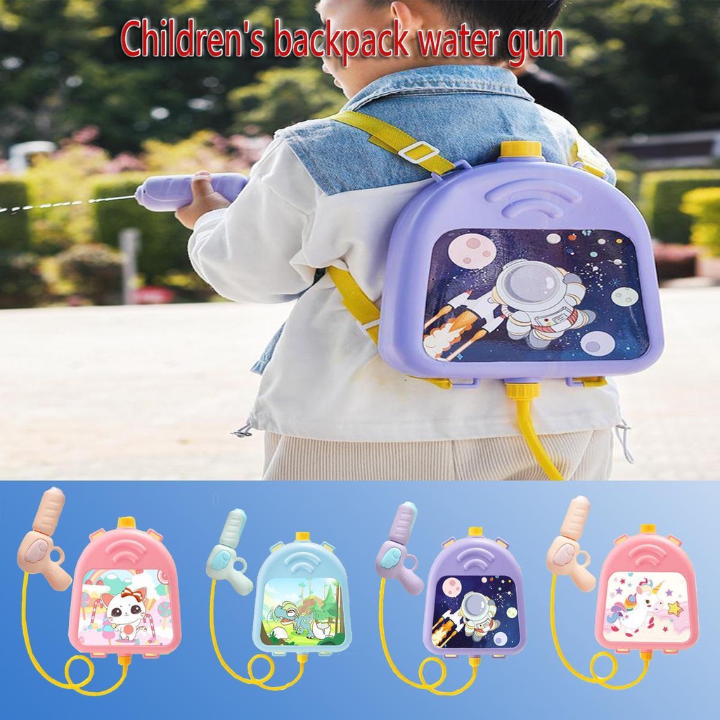 Water Gun For Kid Toy Backpack Water Gun Kids Large Capacity Pull-Out ...