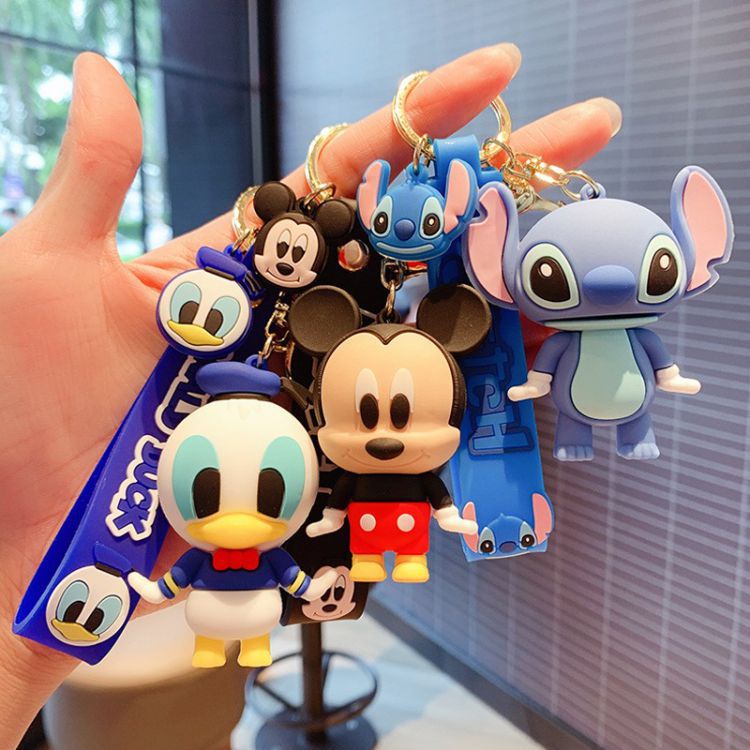 Funko Pop Keychain:Disney Stitch Anna Donald Duck Pijie pig Winnie ...