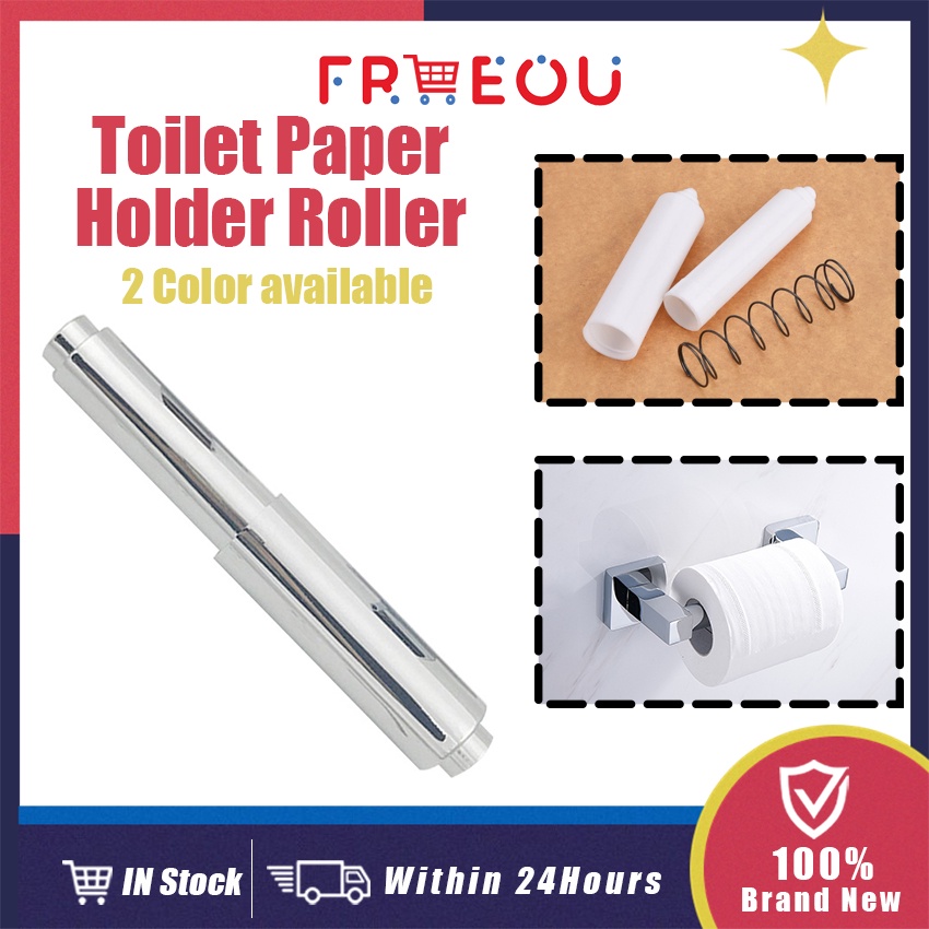 1PC Toilet Paper Holder Roller Retractable Plastic Tissue Roll ...