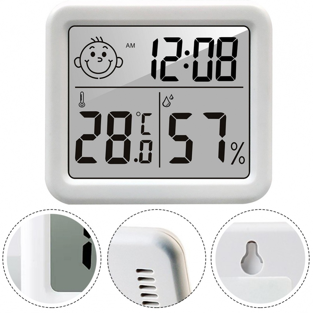 Temperature Meter LCD Screen Measuring Devices Thermometer 0.1°C 80*70 ...