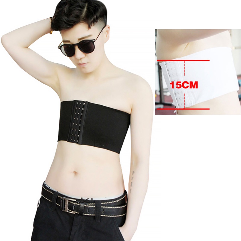 Buckle Tube Chest Binder Woman Supporter Undershirt Corset Breast