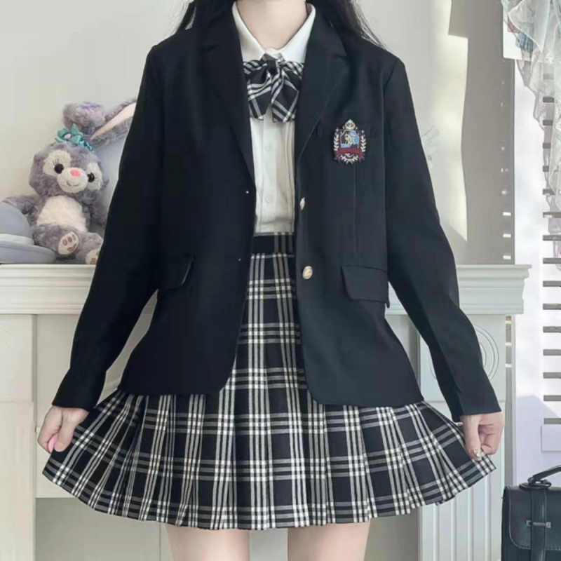 Student Suit Coat Long-Sleeved Top JK Uniform College Style Girls ...