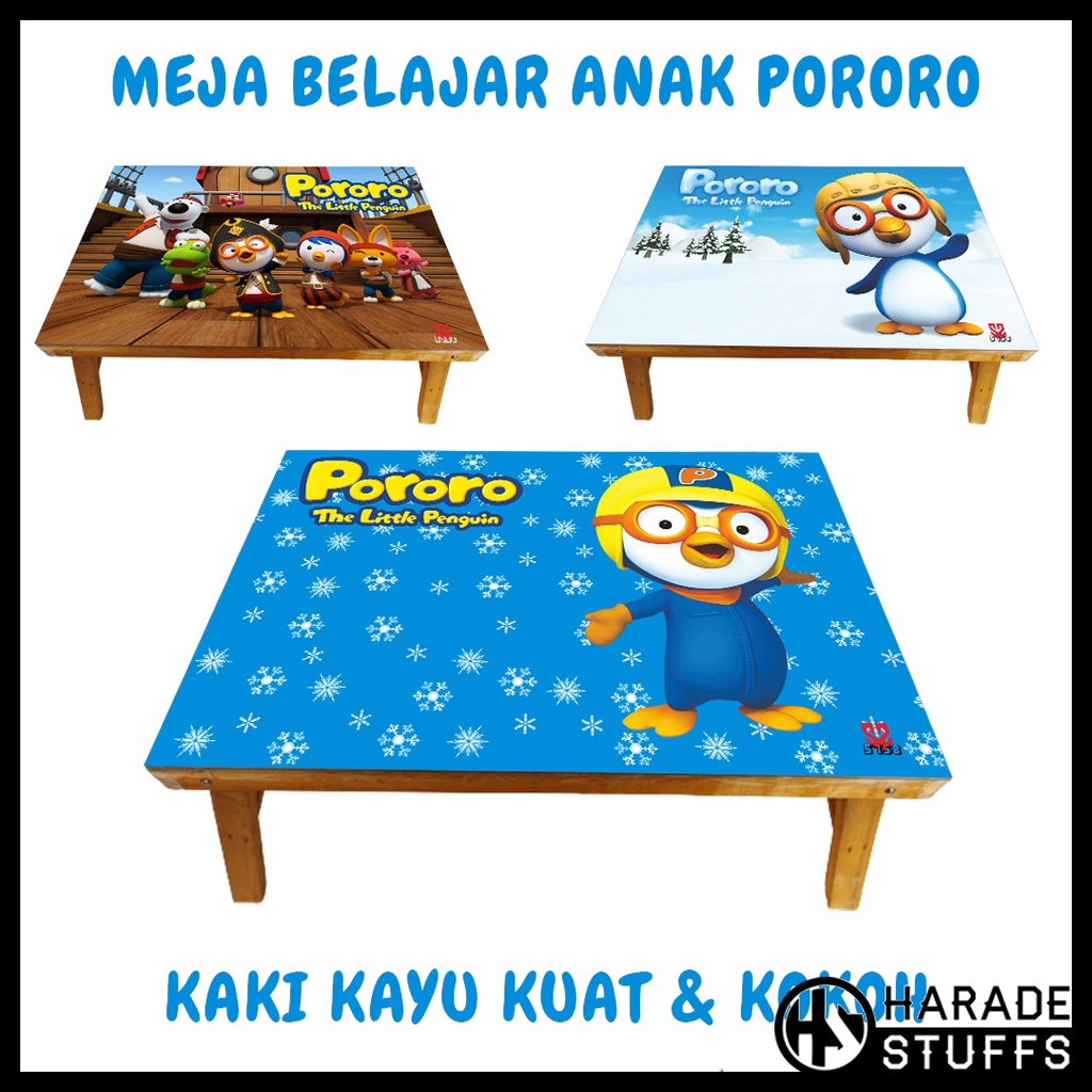 Pororo Character Children's Folding Study Table | Shopee Philippines