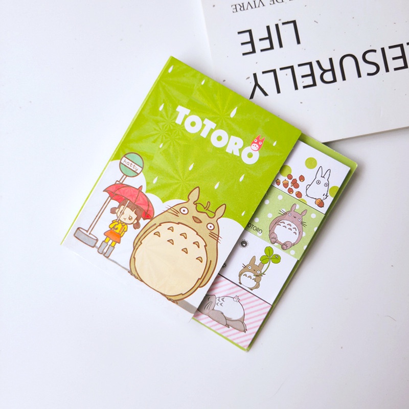 100 sheets kitty cat/Totoro/Doraemon sticky note Cute cartoon animal ...