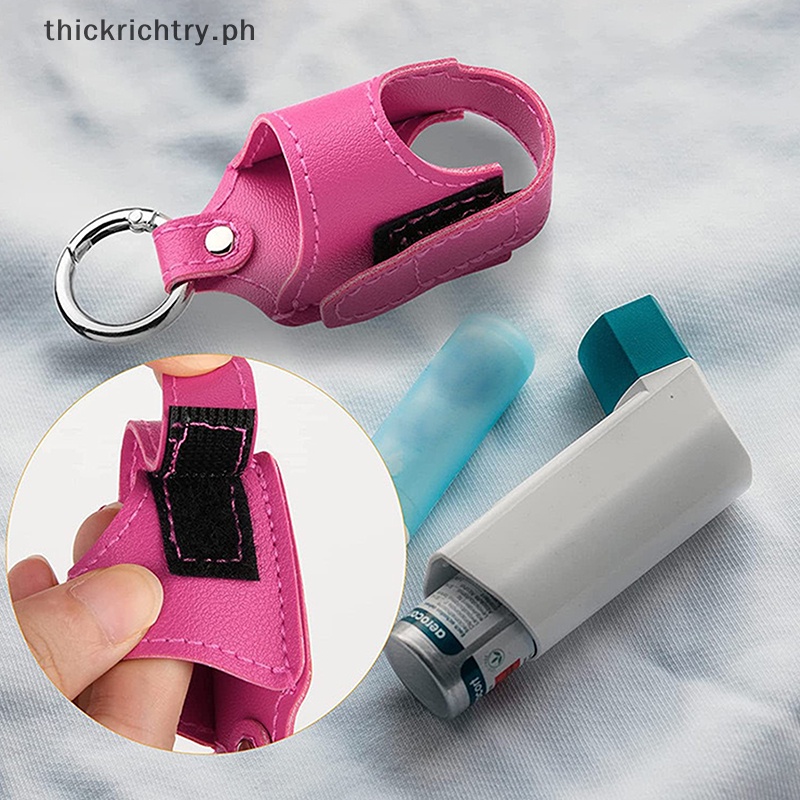 RICHTRY Inhaler Case Holder PU Leather Storage Case With Metal Buckle ...