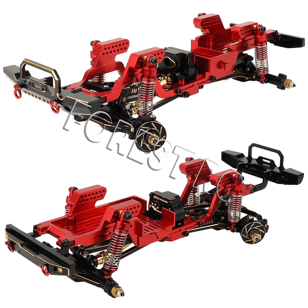 TRX4M Brass Assembled Car Integrated Main Chasiss Frame Kit with Axles ...