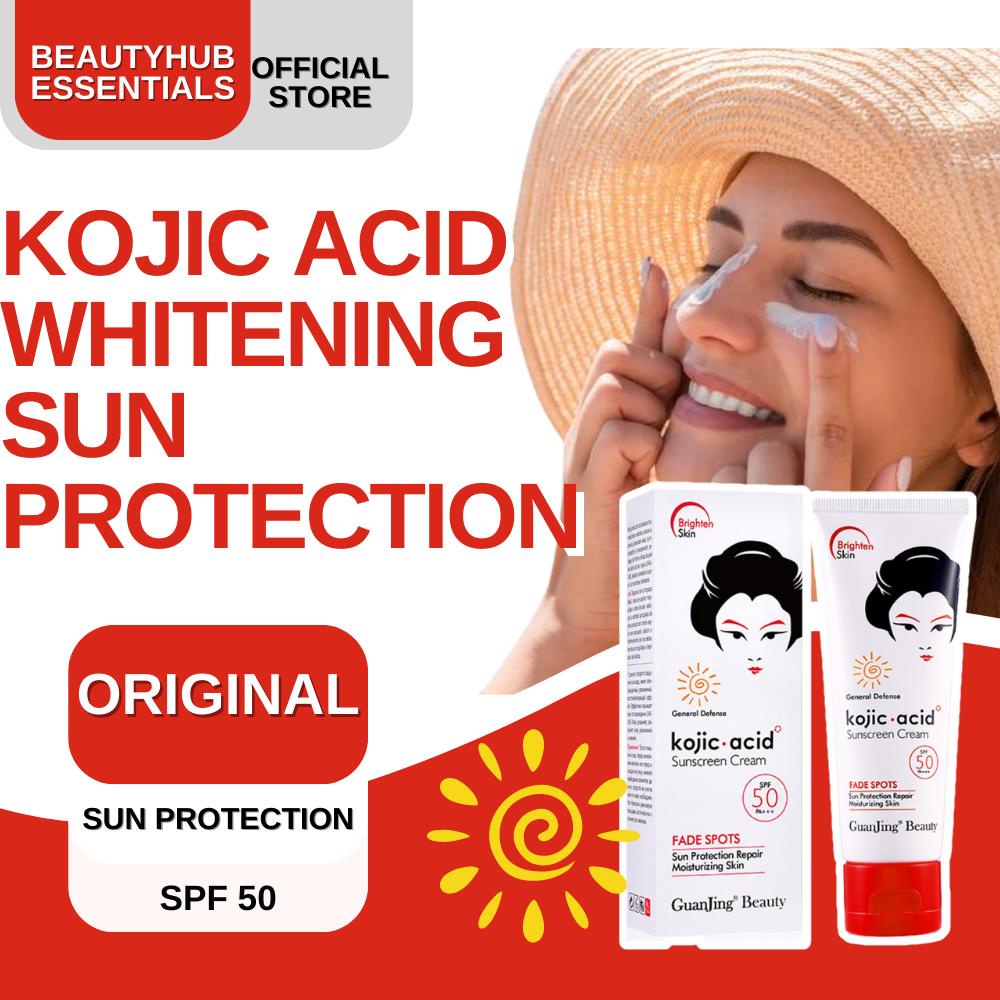 SPF 50 Sunscreen Cream Kojic Acid Lotion Sunblock Body Cream Sun ...