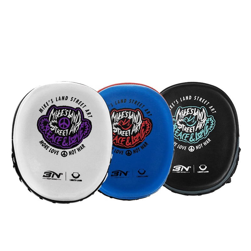 BN 1 Pair Microfiber PU Small Muay Thai MMA Boxing Pads Strike Target ...