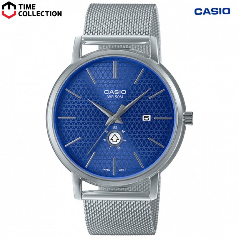 Casio MTP-B125M-2A Analog Stainless Steel Strap Watch For Men | Shopee ...