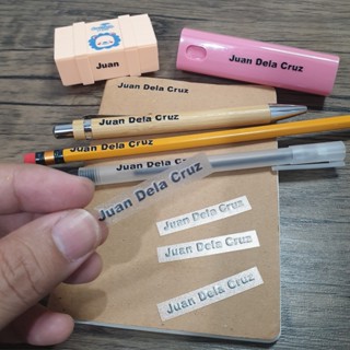 Full Name UV Permasticker Embossed DTF for School Supplies, Giveaways ...