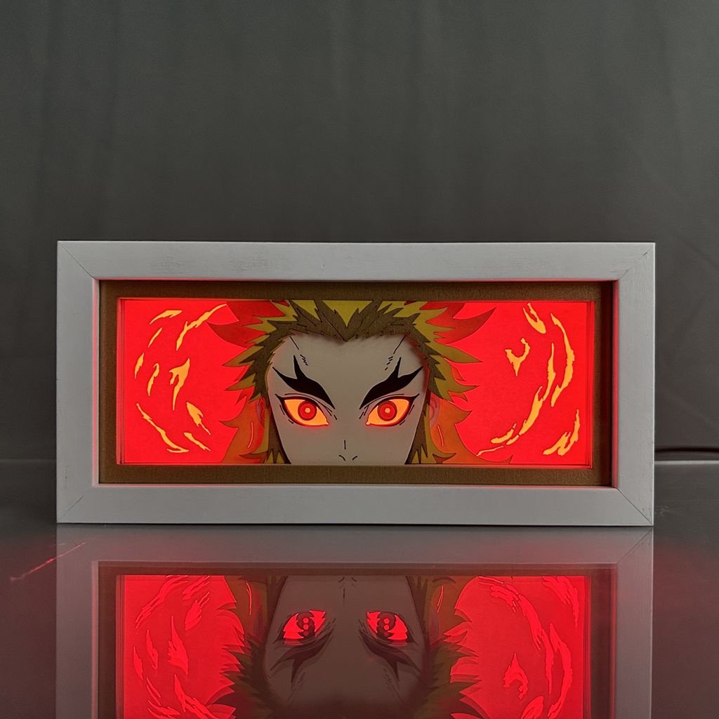 Anime Demon Slayer Light Box Home Creative Nightlight Manga Space ...