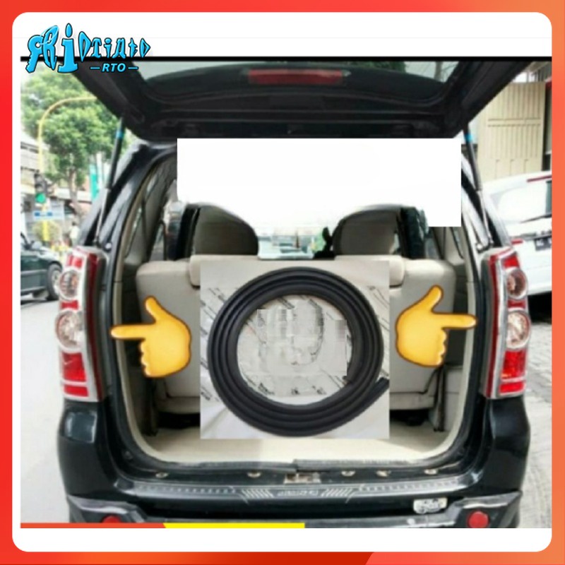 RTO Rear Door Weatherstrip Tailgate Rubber Seal Strip For Toyota AVANZA ...