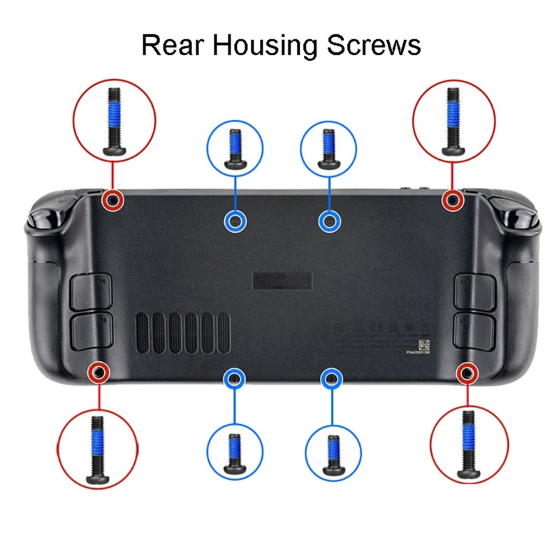 R* Console Back Cover Screw Full Set Screws Tools Gaming Accessories ...