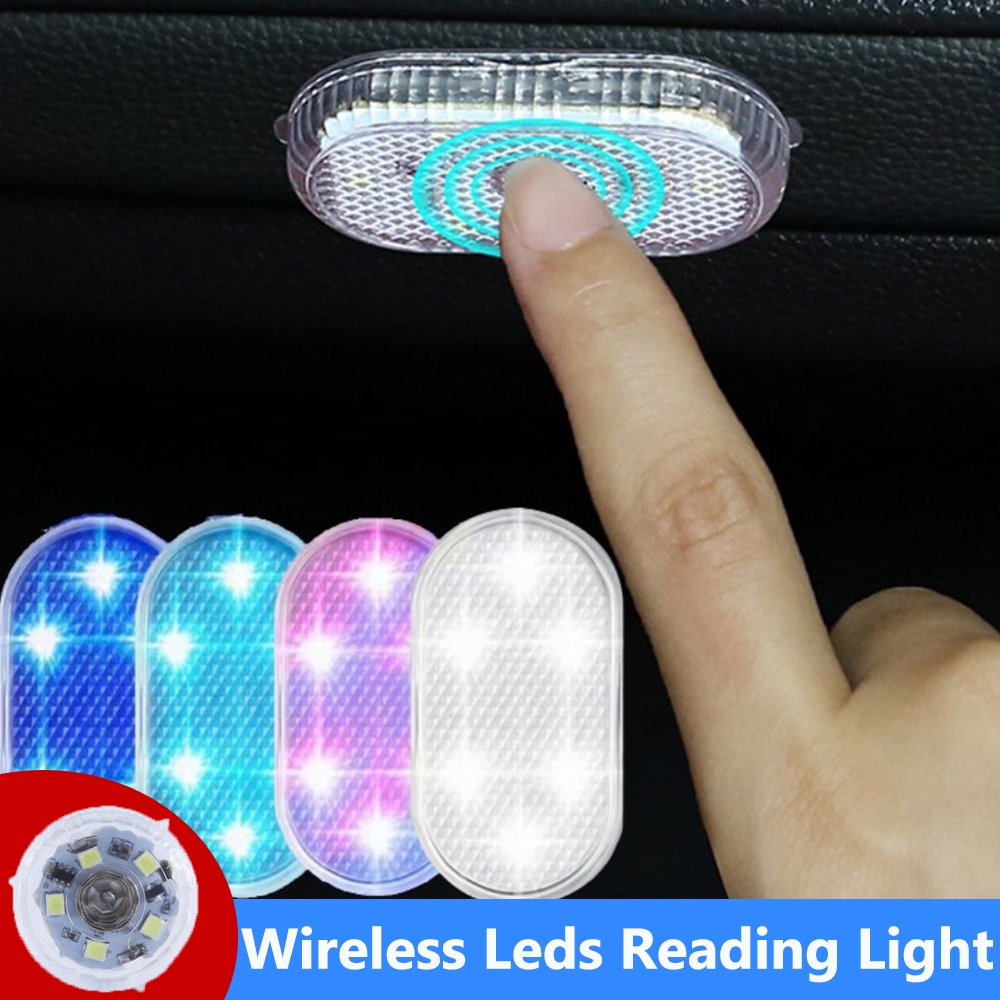 Car Touch Light 6LED High Bright Auto Interior Reading Leds Interior ...