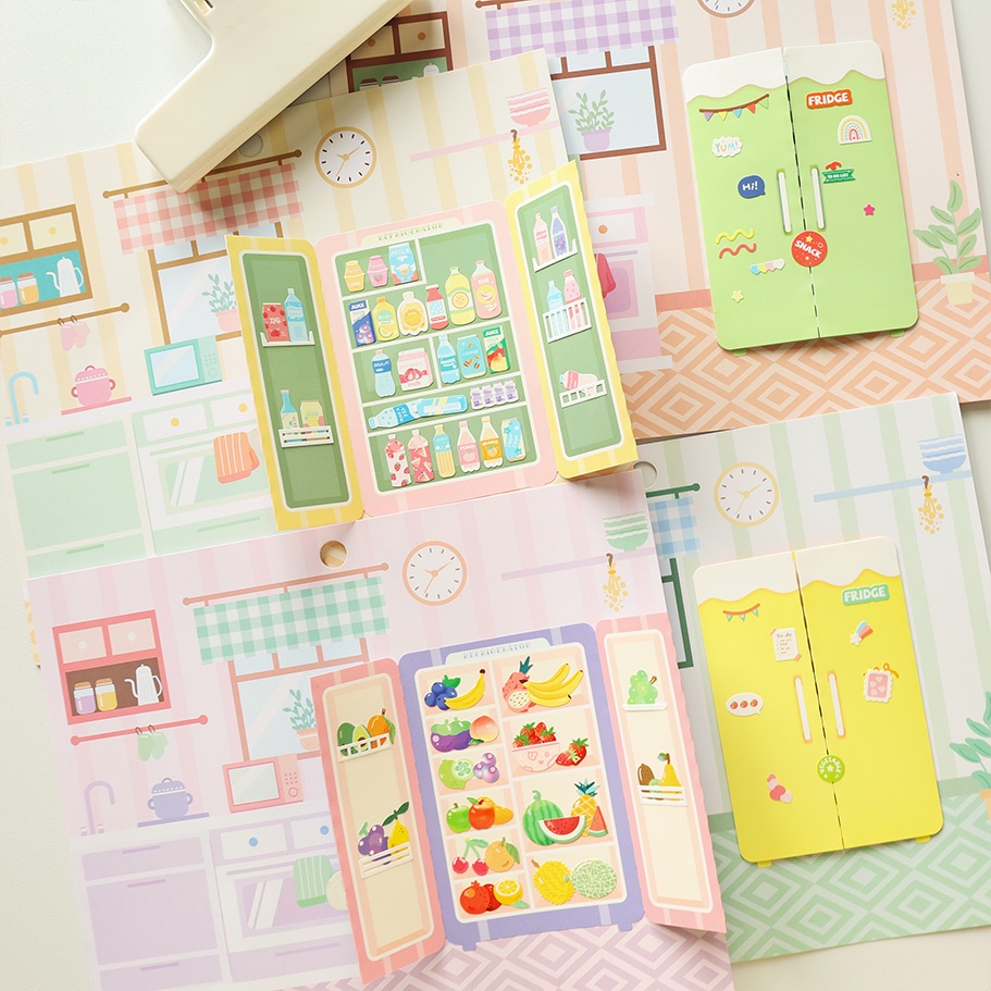 GaLiCiCi Original Refrigerator Storage Sticker/Domestic Creative ...