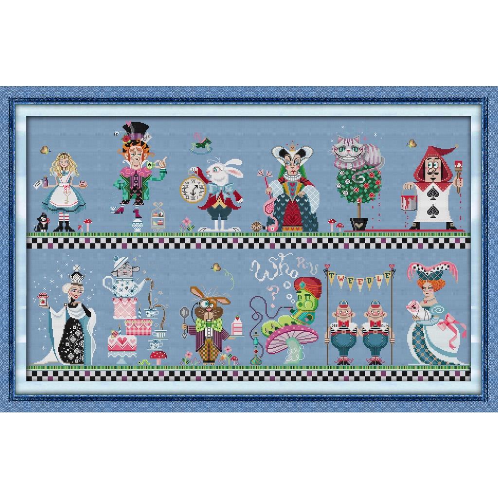 Joy Sunday Stamped Cross Stitch Ktis DMC Threads Chinese DIY Set ...
