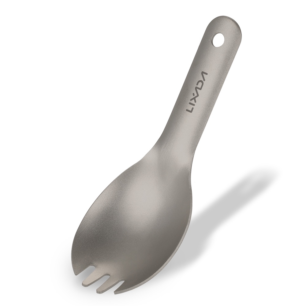 [ST] Lixada Short Handle Titanium Spork Ultralight Children Baby Spork ...