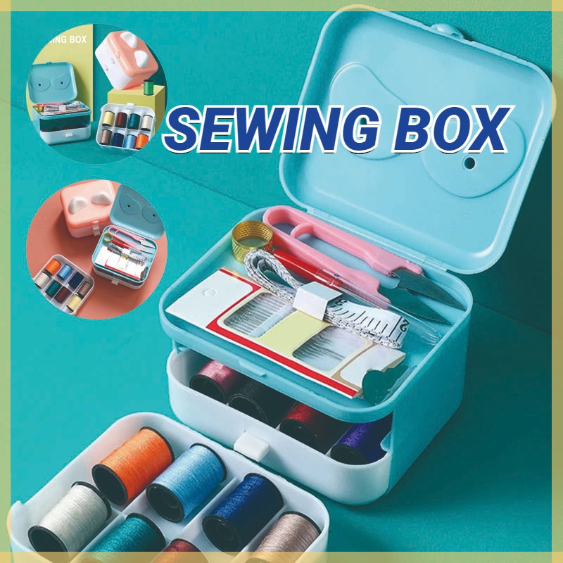 3 Layer Sewing Supplies Storage Box Needle and Thread Box Drawer ...