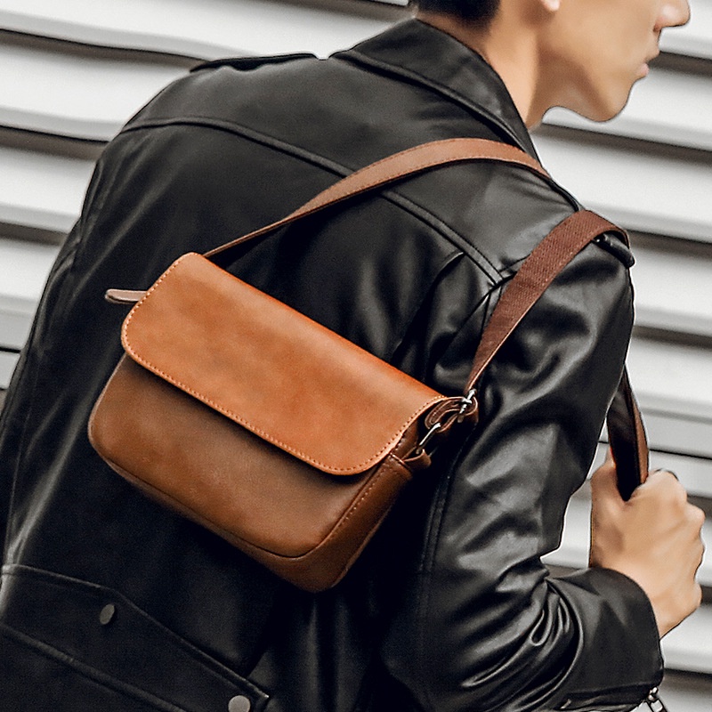 Tislanqi Fashion Men's Vintage Japanese Style Chest Bag Men's Shoulder ...