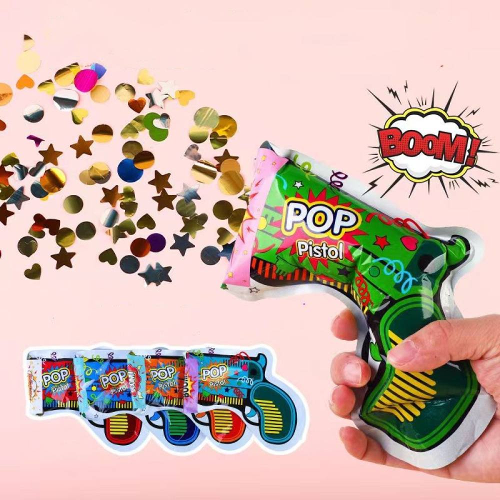 Confetti Poppers Cannon Gun Balloons Party Needs Fireworks Inflatable ...