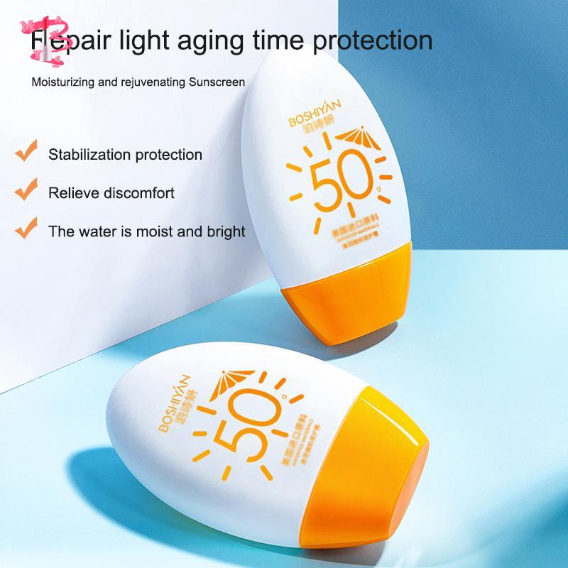 BOSHIYAN Sunscreen for Face SPF50 UV Isolation Cream Moisturizer ...
