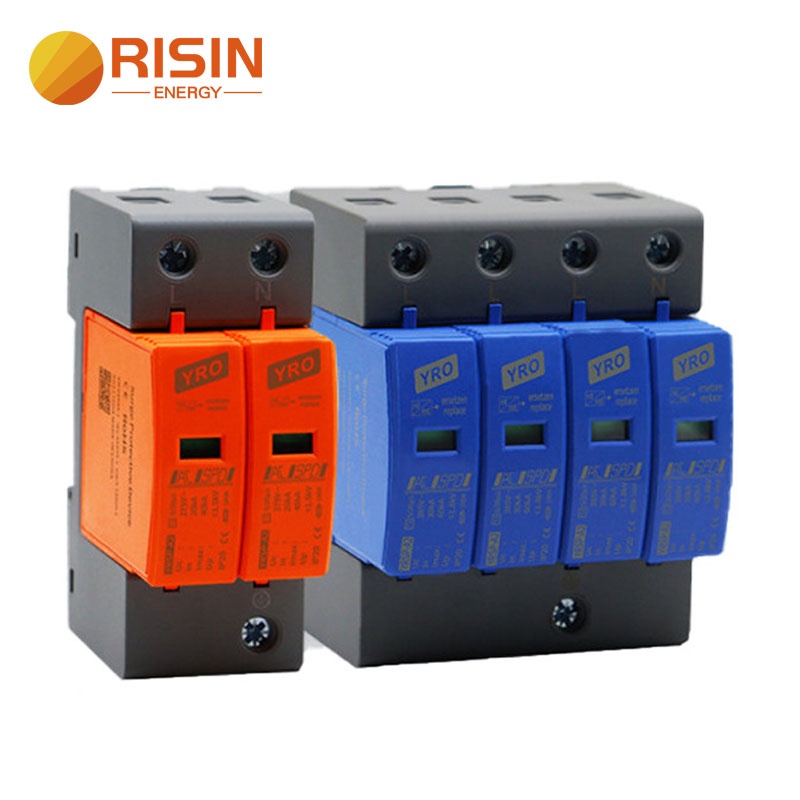 Hot Sale Risin AC SPD Surge Protector Device 2 Pole 20KA-40KA and 30KA ...