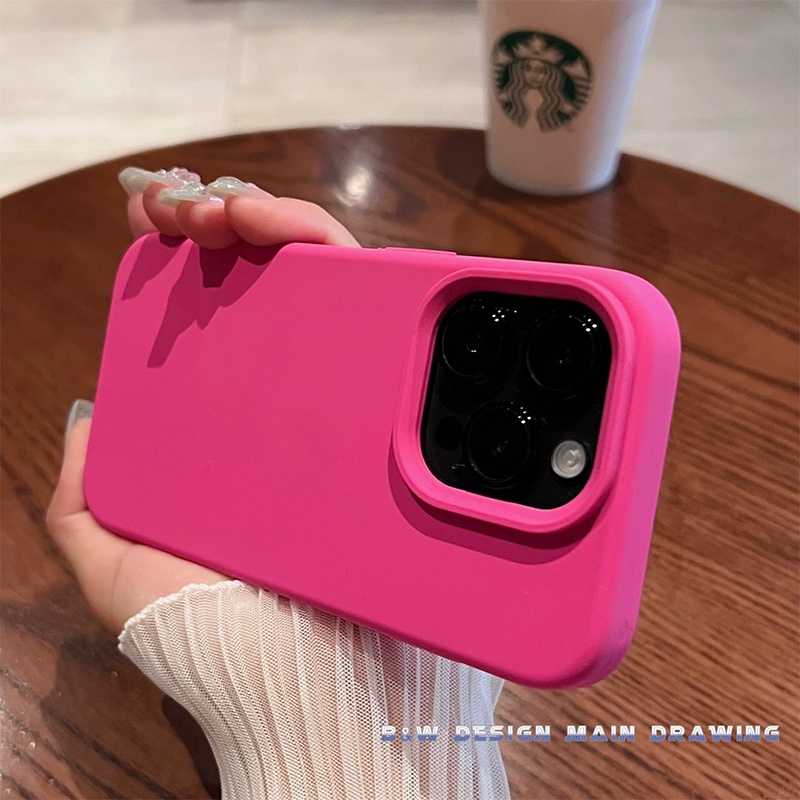 INS Color Liquid Silicone Phone Case For iPhone 17 Pro Max 17Air 16 15 ...