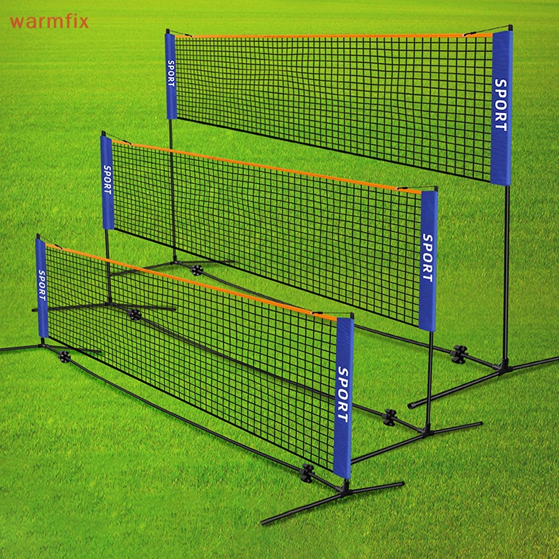 (warmfix) Portable Folding Standard Professional Badminton Net Indoor Outdoor Sports Volleyball ...