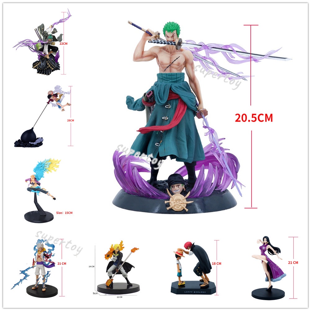 One Piece Single Action Figure Luffy Zoro Sanji Ace Doll Anime ...