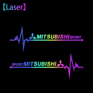 1 Pair Laser Car Stickers Triangle Windows Reflective Sticker Auto Body ...