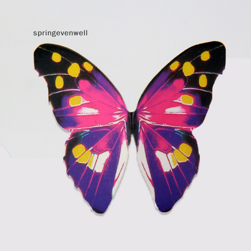 [springevenwell] 50pcs Butterflies Edible Rain Diy Cupcake Fairy Cake