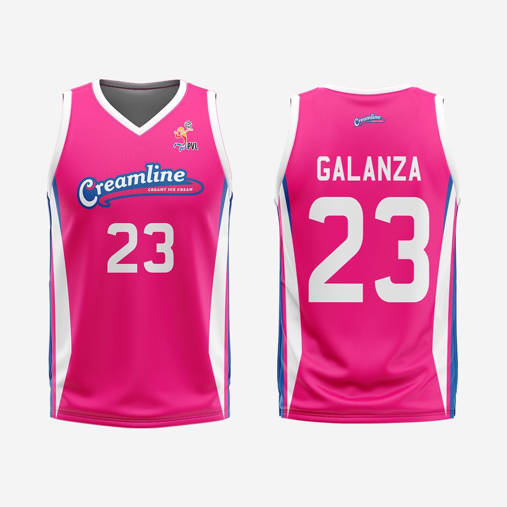 NZ | Creamline Creamy Ice Cream 2022 Full Sublimation Volleyball Jersey ...