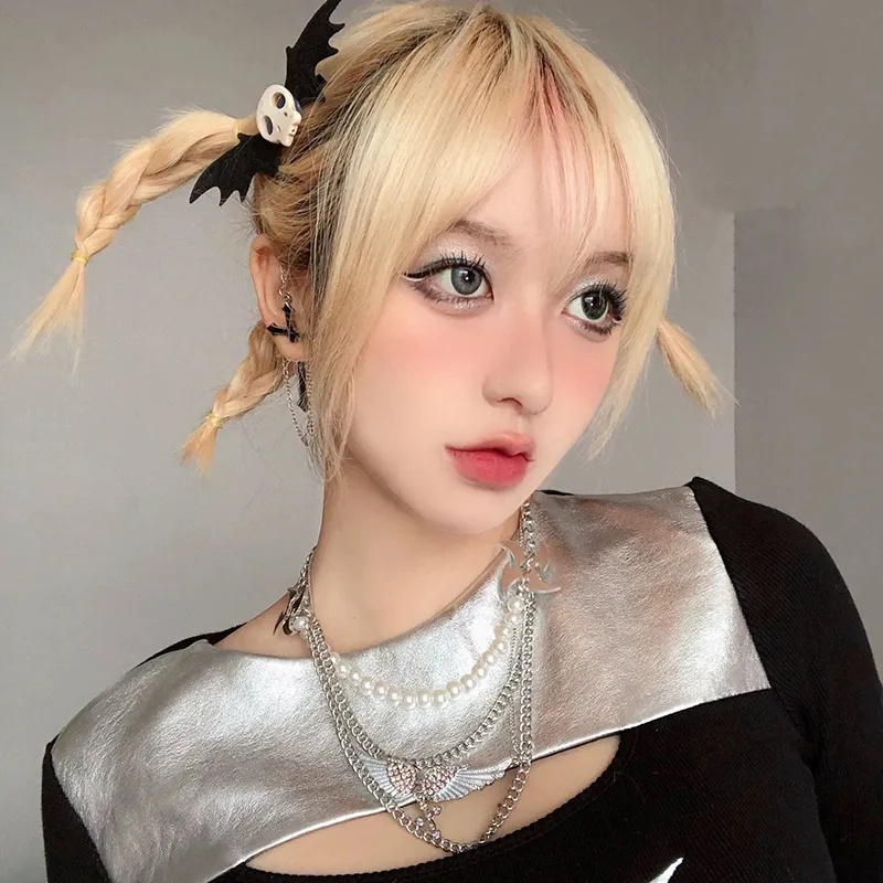 Headwear Gothic Ponytail Holder Cosplay Props Headwears Little Devil ...