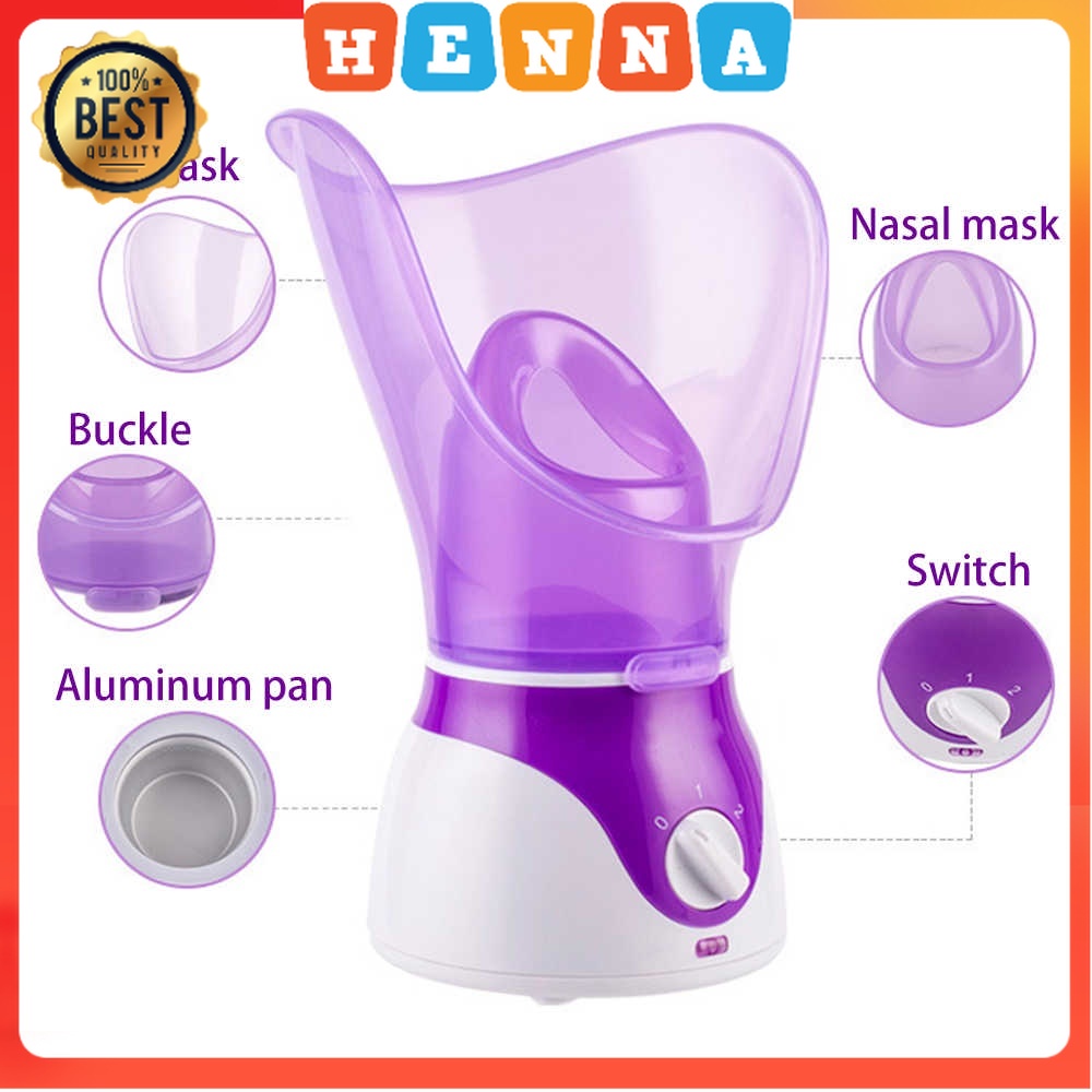 HENNA Facial Hot Streamer/ Steamer for Inhalation/ TUOB/ SUOB/ 2 in 1 ...