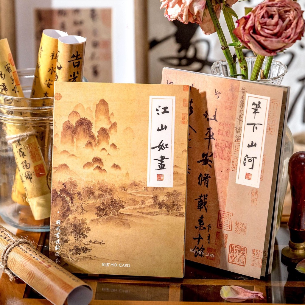 30 Pcs Scrapbooking Stickers Set Aesthetic Vintage Chinese Traditional ...