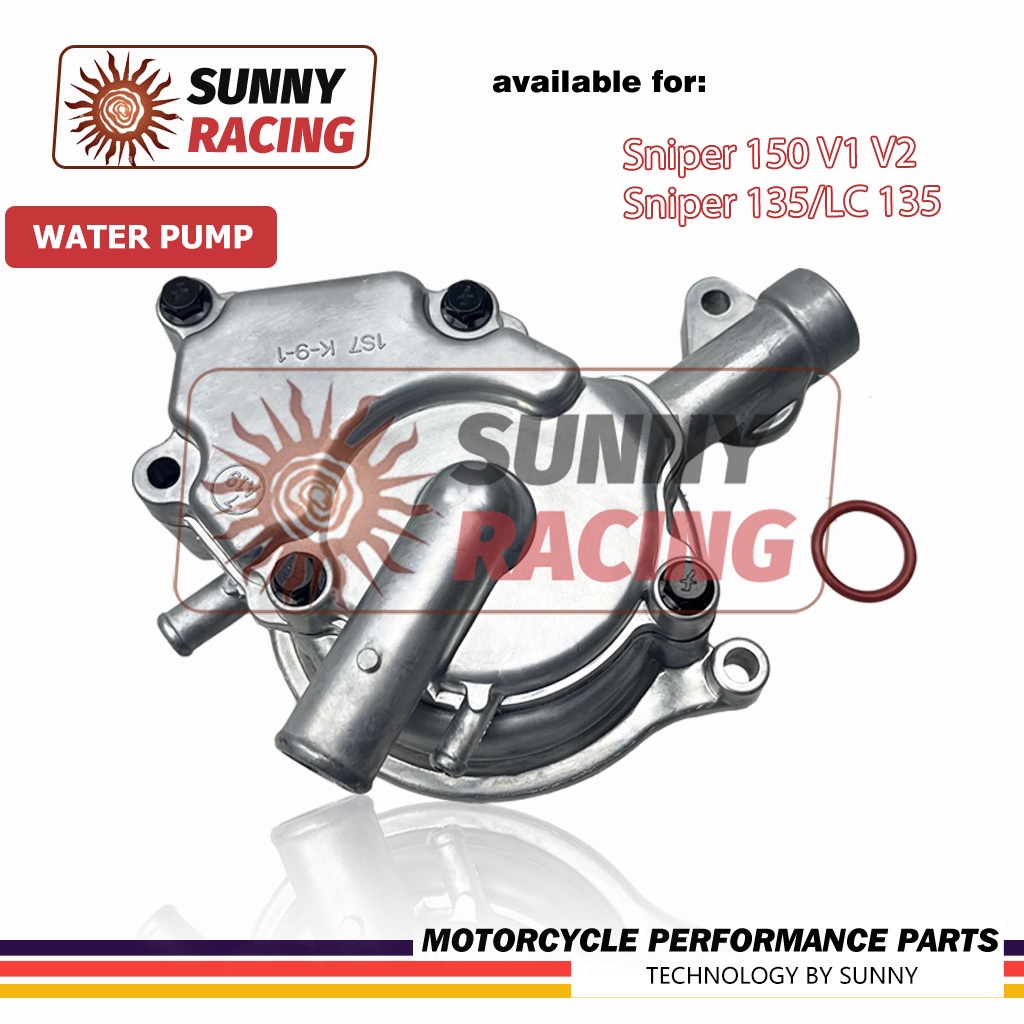 Water Pump Assembly FOR Sniper 150 V1 V2 / Sniper 135 / LC 135 Plug and ...