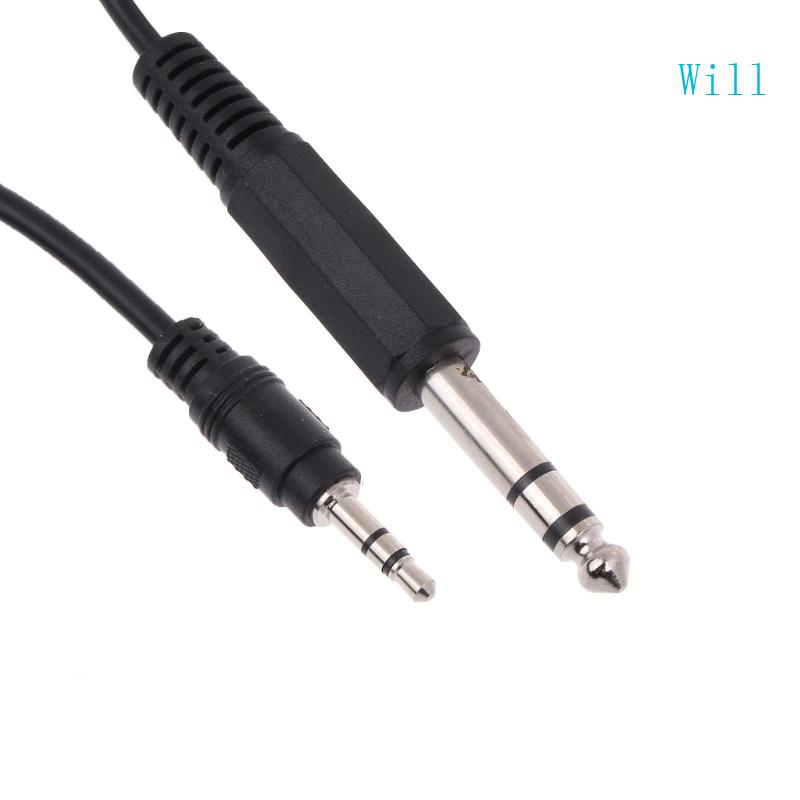Will Aux Cable Cord 1 8m 1 4 to 1 8 Connection Cord for Power Amplifier ...