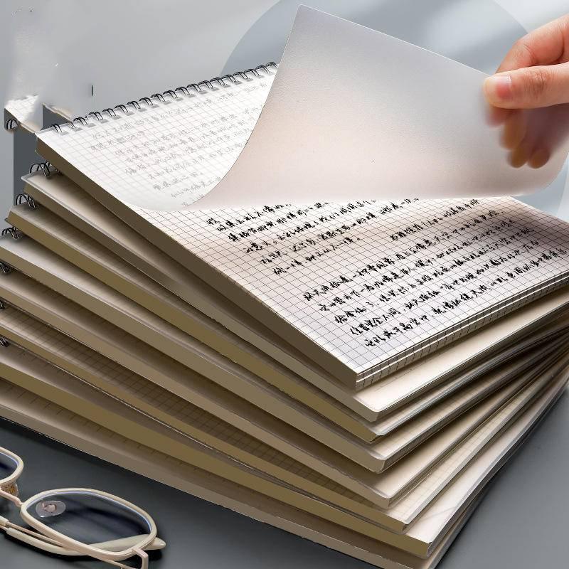 1 Pack Loose-Leaf Notebook Flip-Up Coil Notebook Square Notepad Notepad ...