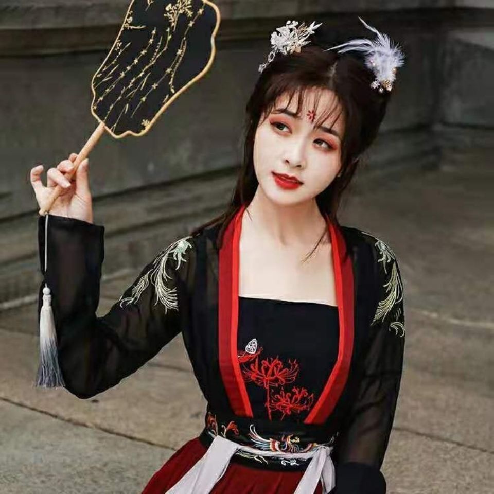 Hanfu Female Fairy Style Night Fuxi Chinese Super Other Side Flower ...