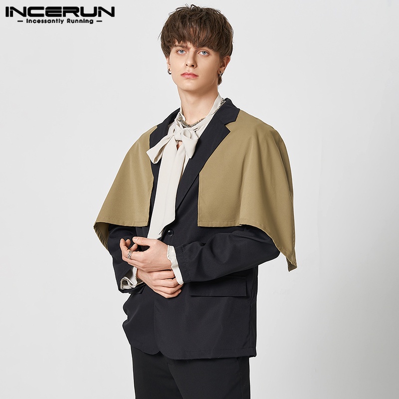 INCERUN Cloak Casual Design Sense Suit | Shopee Philippines