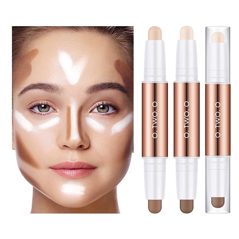 【JP4】O.TWO.O Highlighter Makeup Shadow Contour Stick Double Head for ...