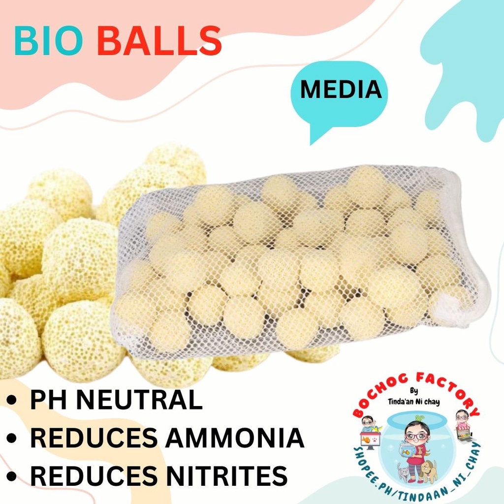 bio balls biological filter media porous yellow balls aquarium fish ...