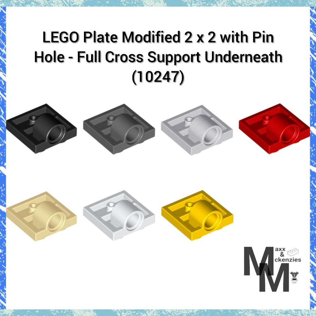 Plate, Modified 2x2 with Pin Hole - Full Cross Support Underneath ...