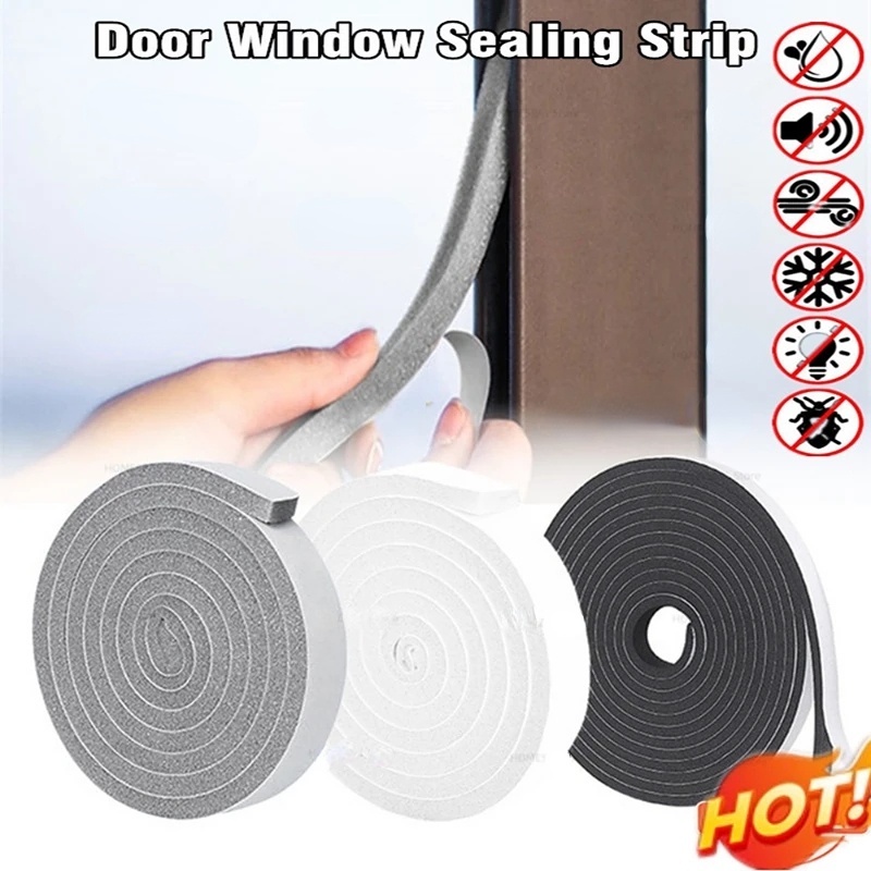 2M Sponge Foam Seal Strip Tape/Adhesive Anti Collision Soundproof ...