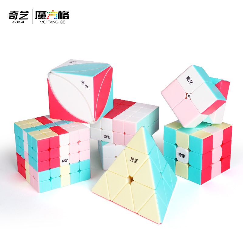 Qiyi Neon Color 2x2 3x3 Maple Leaf 4x4 5 X5 Pyraminx Smooth Maple Leaf ...