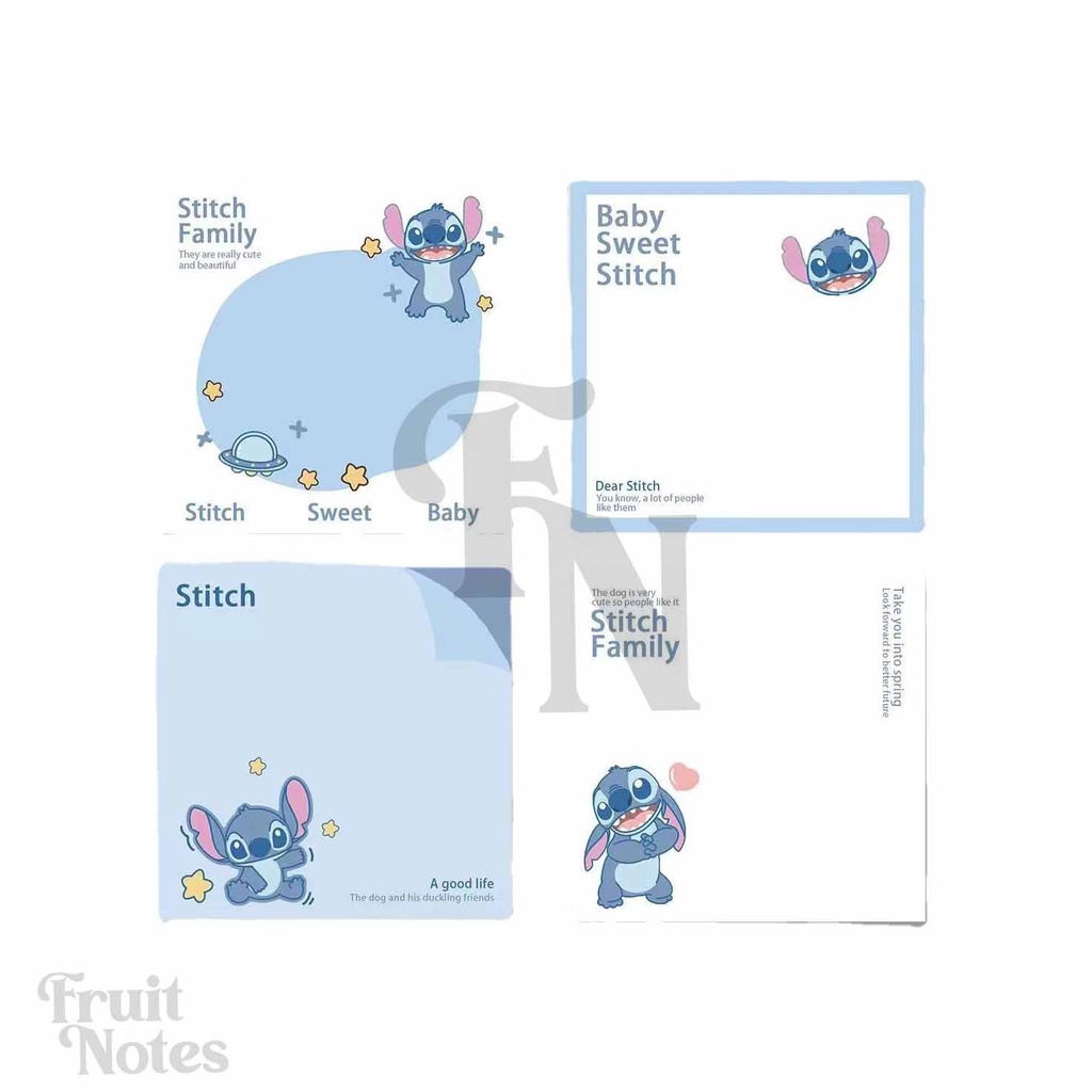 [CLEARANCE] SN333 50 sheets Disney Stitch Notepad | Shopee Philippines