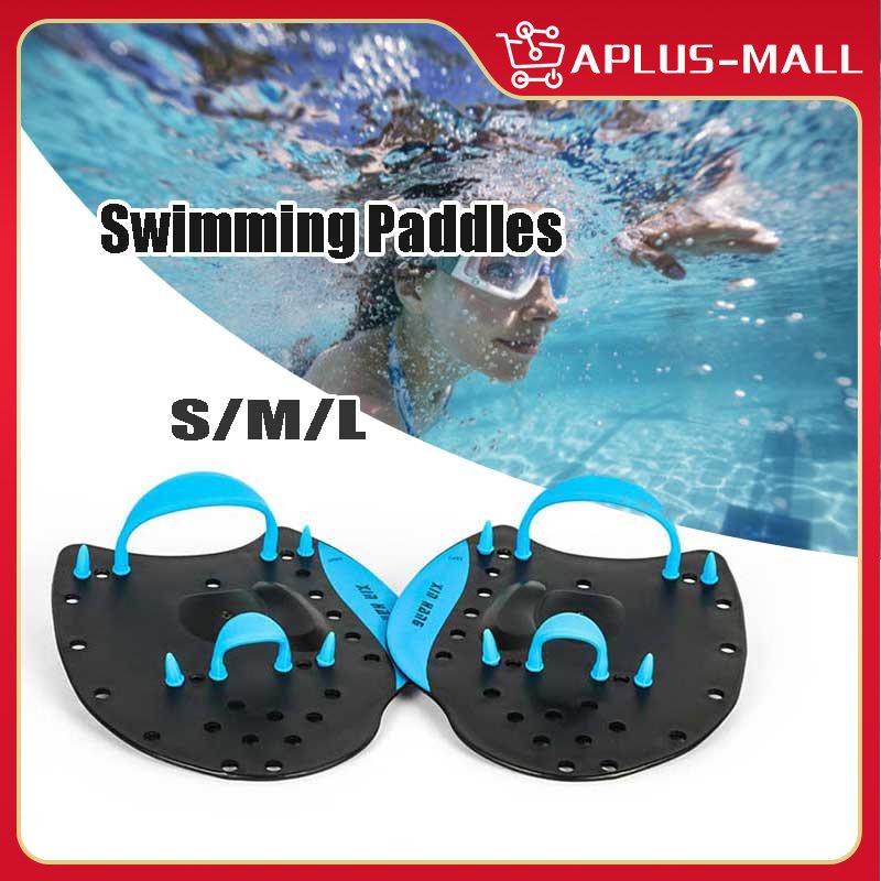 1Pair Adjustable Swimming Hand Paddles Correction Hand Fins For Adult ...