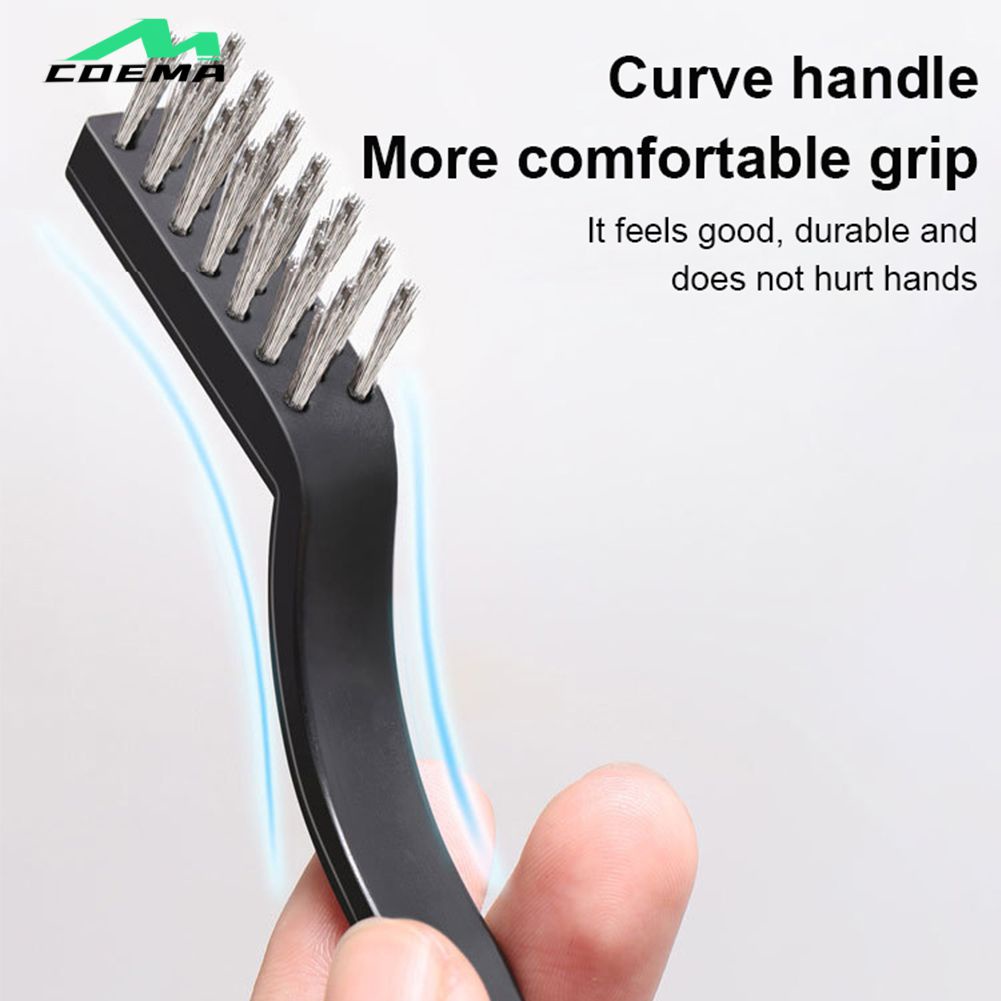 Toothbrush Type Stainless Steel Wire Brush Household Kitchen Stove ...